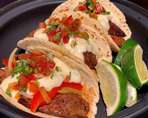BC Ancho-Lime Beef Fajitas with White Cheddar Queso | BC Agriculture in ...