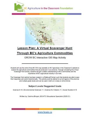A Scavenger Hunt Through BC’s Agriculture Commodities | BC Agriculture ...